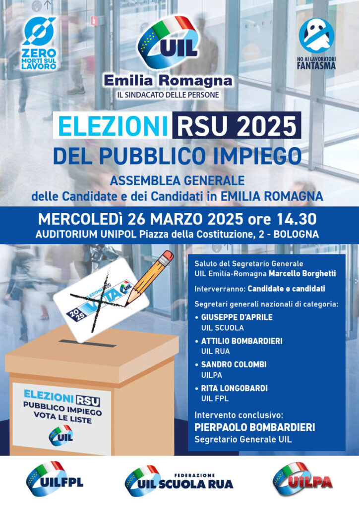 Uil ER: presentazione candidati Rsu con Bombardieri - UIL Emilia Romagna